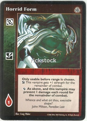 Horrid Form x1 3rd Ed VTES Jyhad | eBay