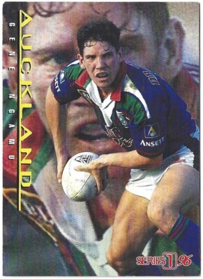 #102 Gene Ngamu Auckland Warriors 1996 Dynamic Series 1 Common NM-/LP ...