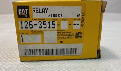 CATERPILLAR 126-3515 RELAY GENUINE CAT 1263515 NEW | eBay