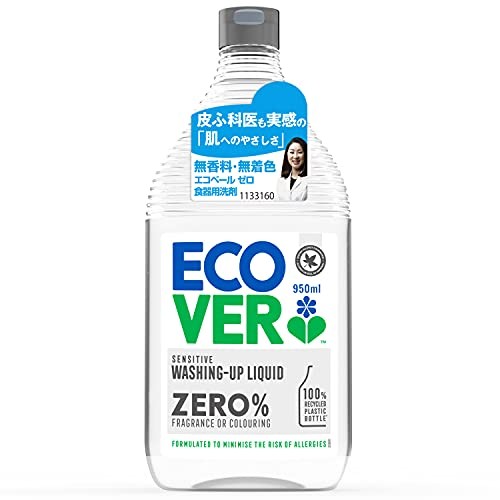 Dishwashing liquid Refill Hand-friendly ecover Eco-vale zero (unscented, non-wea | eBay
