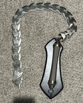 Stainless Steel Razor Scorpion Whip Weapon Collectors Item Display Item ...