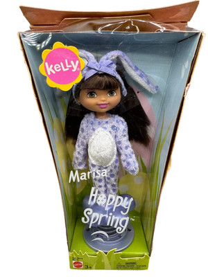 BK~ #H NIB BARBIE DOLL KELLY CLUB 2003 EASTER BUNNY HAPPY SPRING B6478 ...