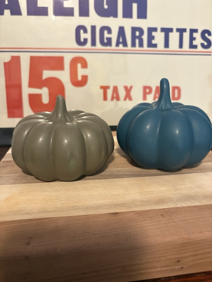 Target Bullseye Set 3 Ceramic Pumpkins For Halloween/ Fall ...