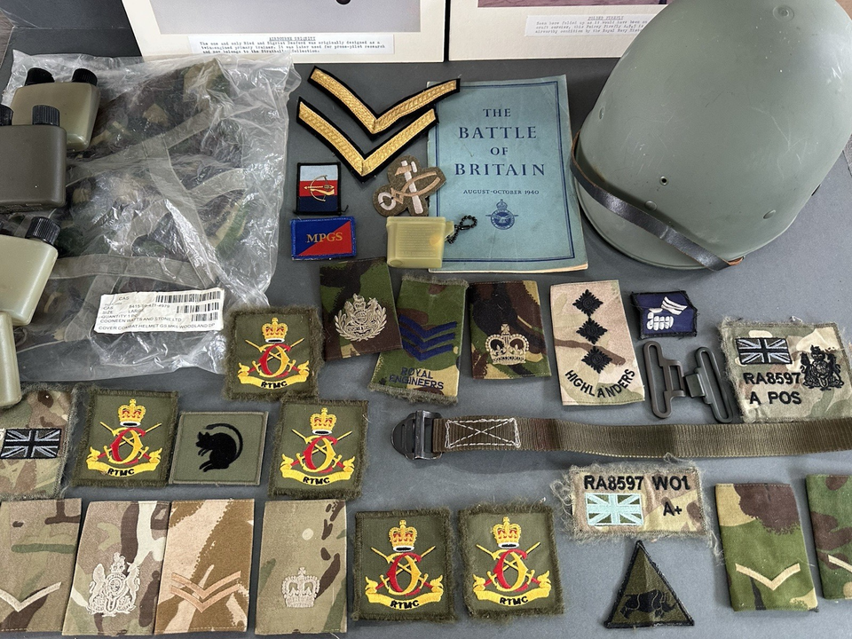 Original Lot British Army Patches WW2 Battle Britain 1940,Oiler Combat ...