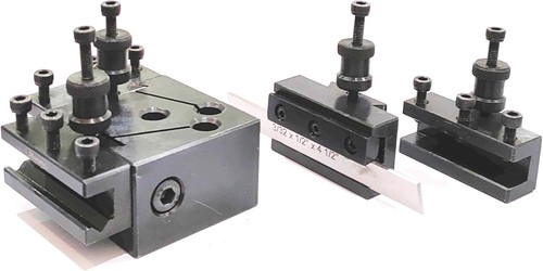Mini Lathe's Quick Change Tool Post Set II Suits Mini & 90-115mm Centre ...