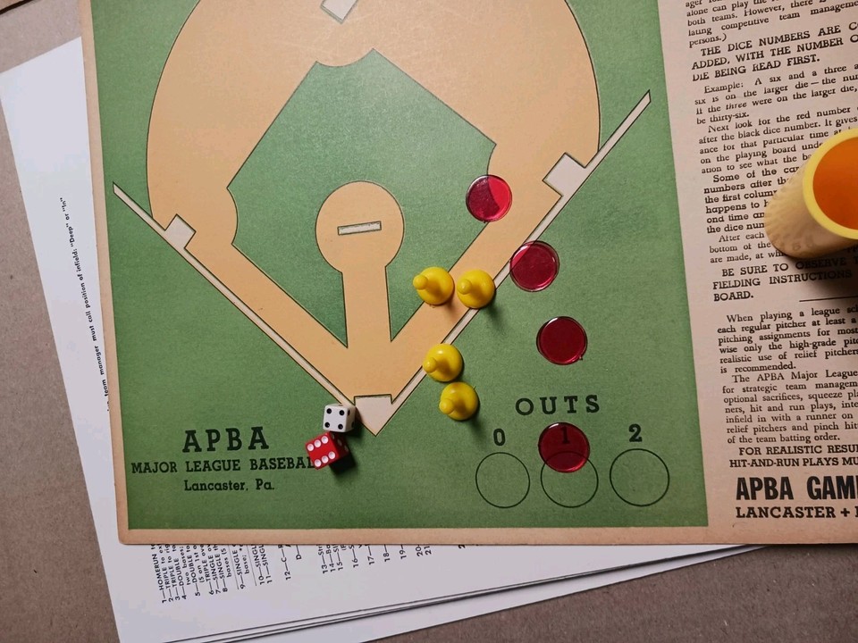 Rare 1950 APBA MLB Baseball Game. Original Cards. 16 Teams, 25 Cards Per Team. | eBay