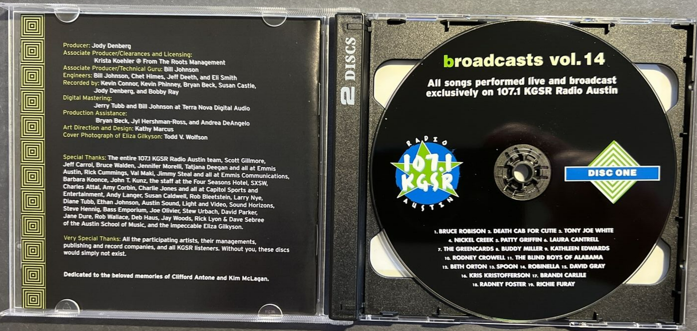 2CD 2006, 107.1 KGSR Radio Austin - Broadcasts Vol 14 - Very Good! | eBay
