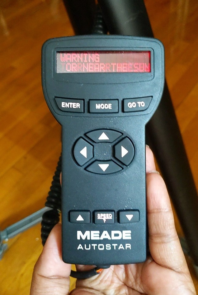 MEADE Autostar Telescope With Two Lens & Tripod Tested See Video 25mm ...