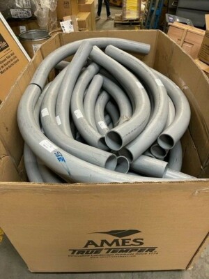 24 PC. SOUTHERN PIPE 4 INCH SCH 40 90 36"RIGID PVC ELECTRICAL CONDUIT ...