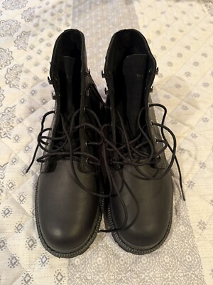 Men's Wolverine Plainsman Boots Black W40252 Size 8.5 | eBay