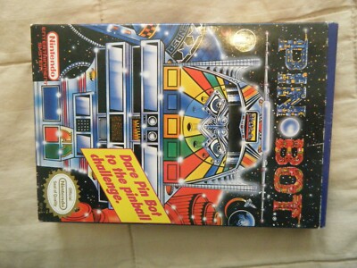 Pin Bot (Nintendo NES) Complete in Box GOOD Shape Pinbot 45496630515| eBay
