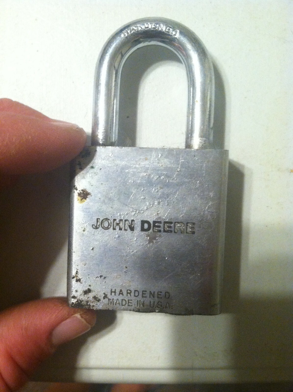John Deere Padlock Hardened Antique | eBay