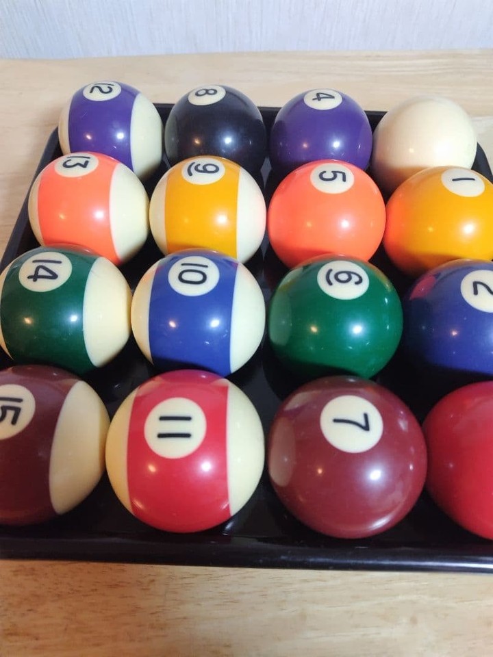 Billiard Ball Set 1-15 16 pcs Pool Cue Pool Table Accessories | eBay UK