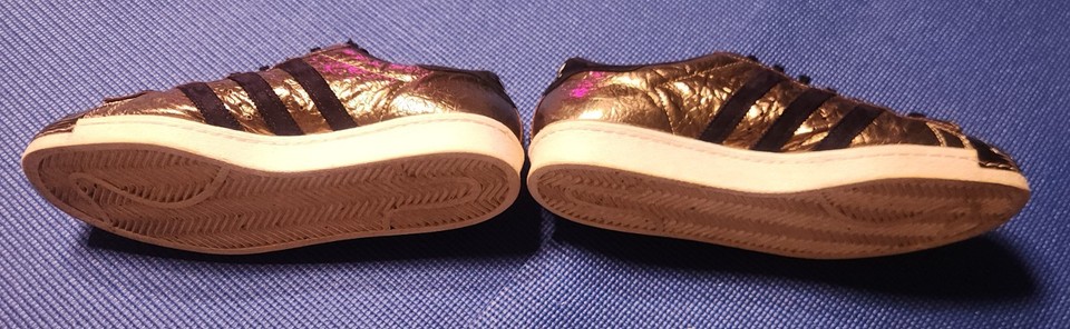 Adidas Size 12 Gold Shell Toe Court Shoes | eBay