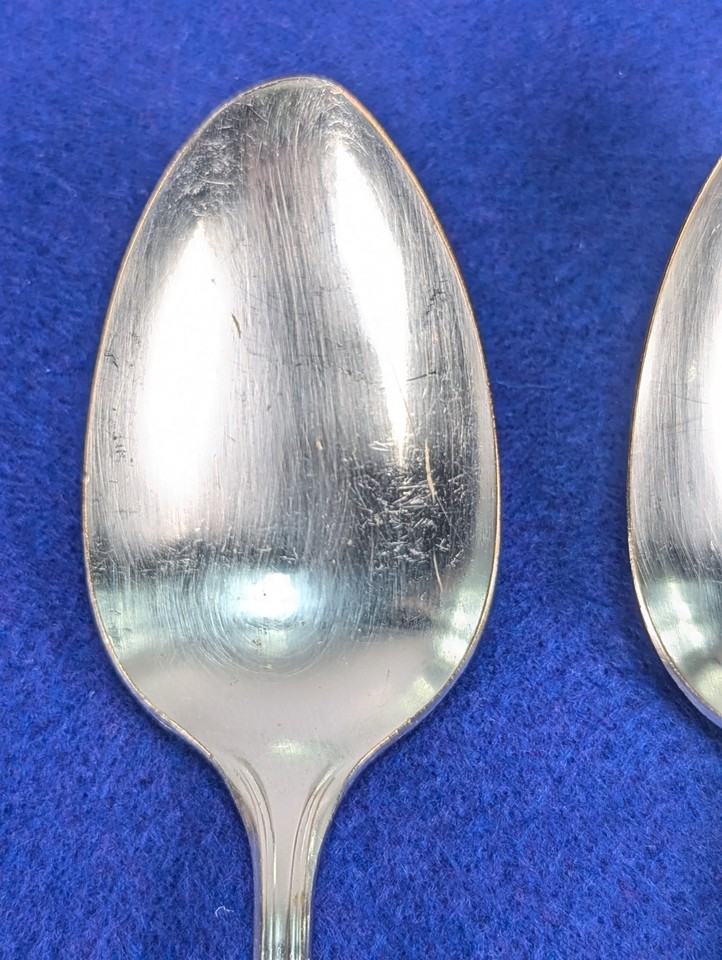 Queen Bess Serving Spoons (3) Oneida Community Tutor Silver Plate ...