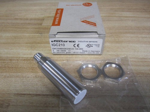 IFM IGKC008BASKG/M/US-104-DRS/2LED Sensor IGC210 No Washers | eBay