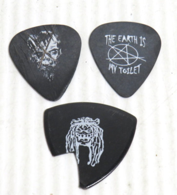 LOT OF 3 WHITE ZOMBIE TOUR ISSUED GUITAR PICKS ROCK METAL MIKE RIGGS | eBay