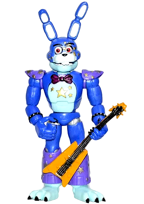 mexican GLAMROCK BONNIE size 8" FNAF five nights at freddys SECURITY ...