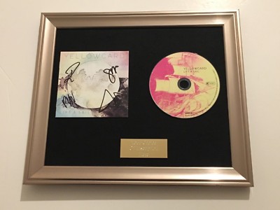 PERSONALLY SIGNED/AUTOGRAPHED YELLOWCARD - LIFT A SAIL FRAMED CD ...