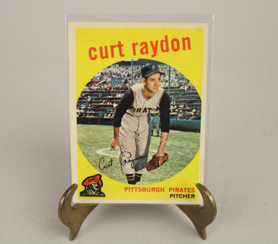 1959 Topps #305 Curt Raydon Pittsburgh Pirates Pitcher Baseball Card ...