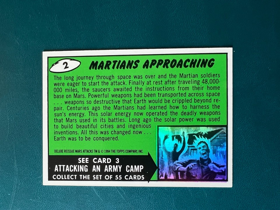 1994 Topps Mars Attacks Deluxe Complete Your Set U Pick | eBay