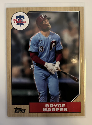 2022 Topps Archives - 1987 Topps Design #252 Bryce Harper | eBay