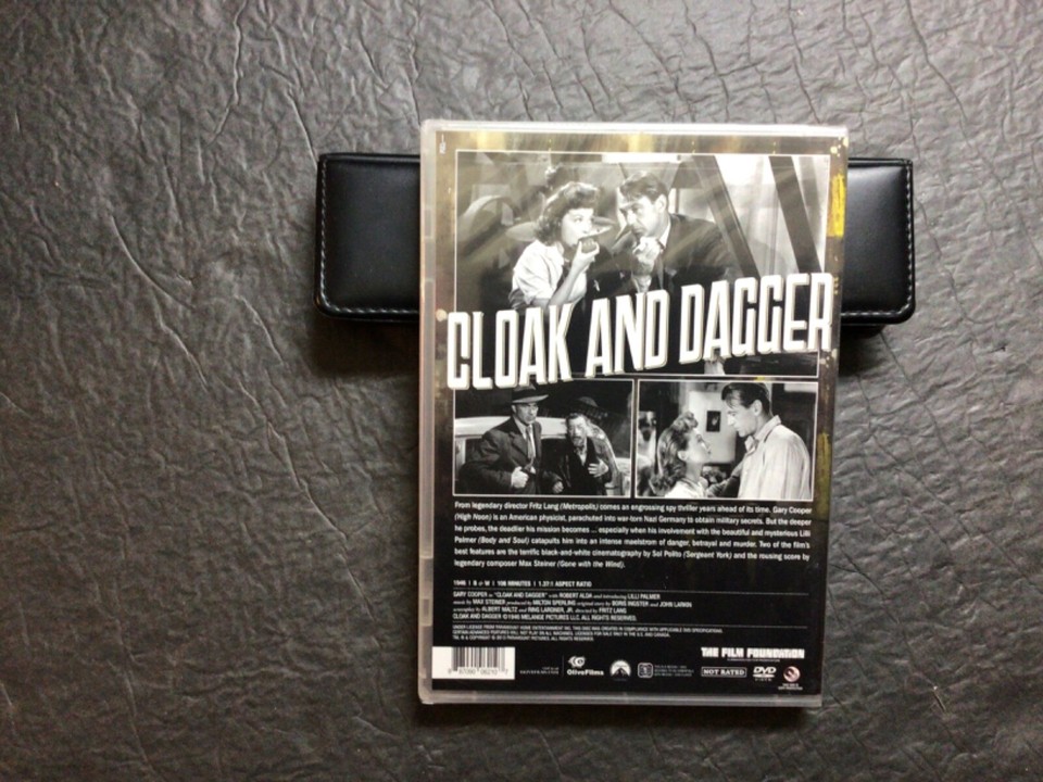 CLOAK AND DAGGER ~ Gary Cooper ~ Olive Films ~ DVD ~ SEALED ...