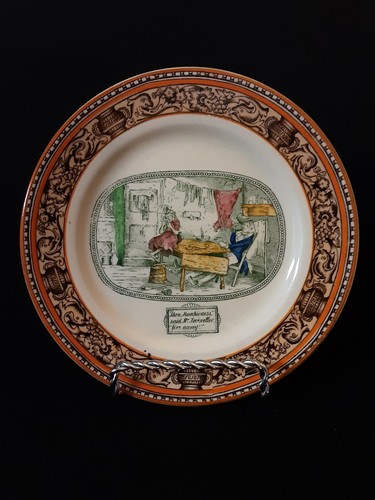 Vintage Decorative Plate Adam & Co Tunstall Old Curiosity Shop Dickens ...