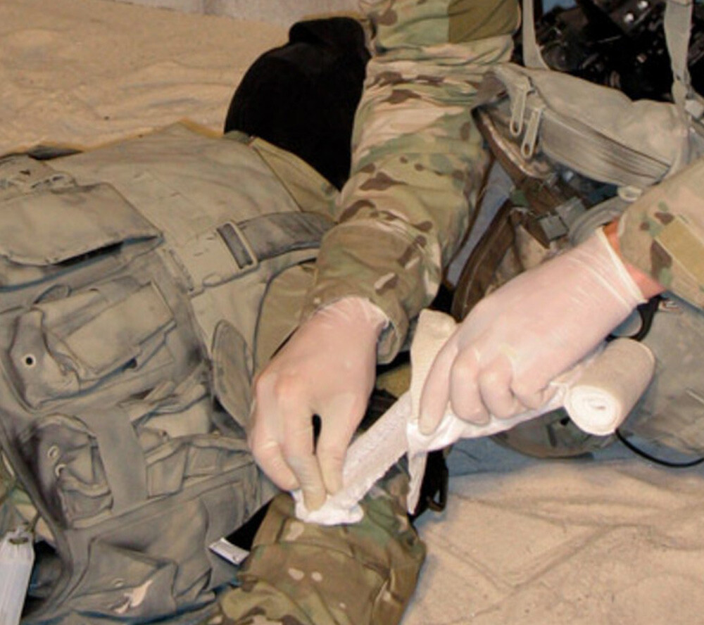 Olaes Modular Bandage 4 in Flat Pack Tactical Medical Solutions Trauma ...