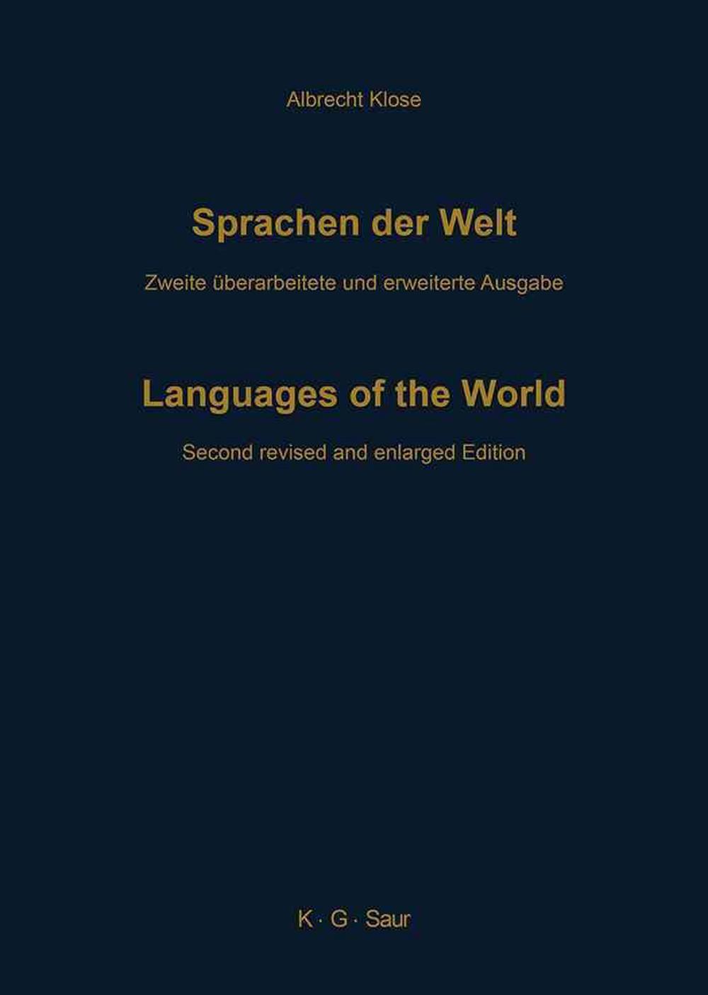 Sprachen Der Welt: Ein Weltweiter Index Der Sprachfamilien ...