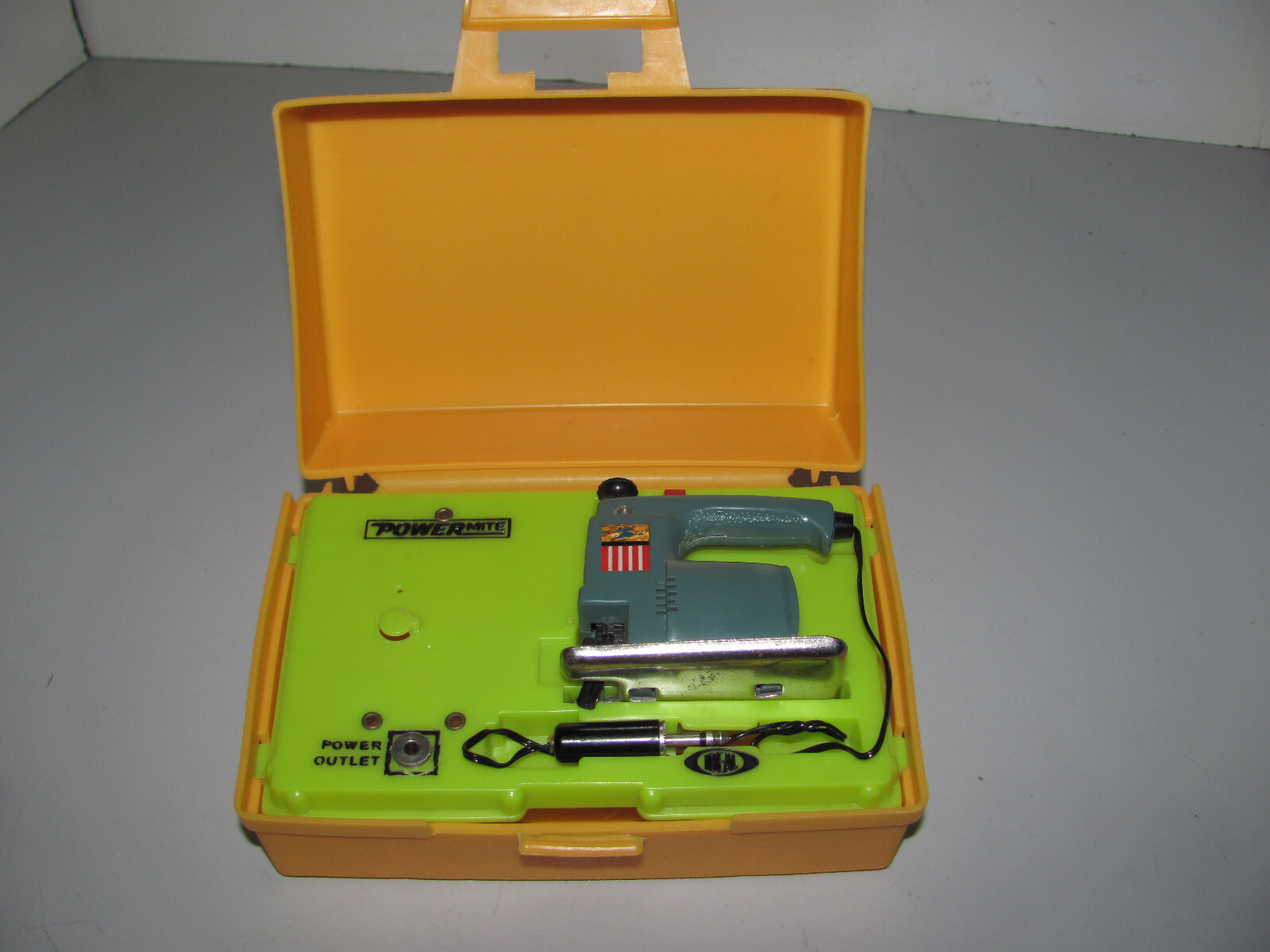 Vintage Ideal Battery Operated Power Mite Toy Jig Saw Working As Shown ...