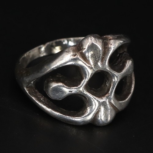 VTG Sterling Silver - NAVAJO Sandcast Open-Work Ring Size 6 - 4.5g | eBay