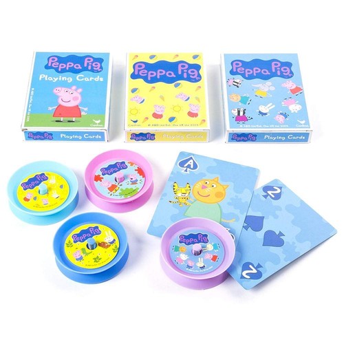 Peppa Pig Super 3 Tin Jumbo Playing Card Game Superset for Boys & Girls ...