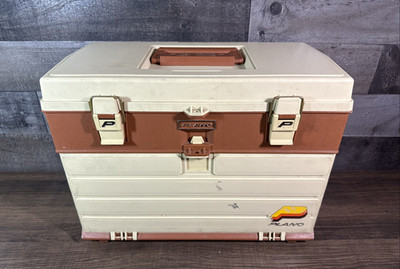 Plano / 757 Tackle Box / Fishing Storage / Brown/Tan / Made In USA ...