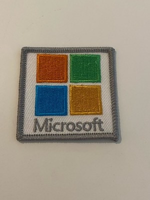 Microsoft Embroidered Logo Patch Badge NEW | eBay