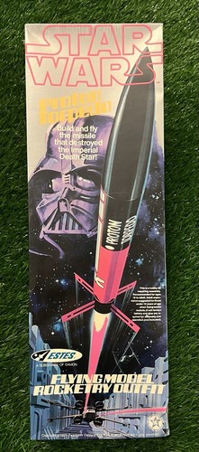 VTG 1977 Estes Star Wars Proton Torpedo Darth Vader Flying Model Kit ...