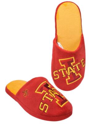 Iowa State Cyclones Size Large Men's Big Logo Slippers [NEW] Slide ...
