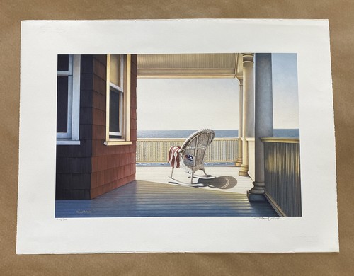 Daniel Pollera Fine Art Print Signed LE Cotton Rag American Flag Beach ...