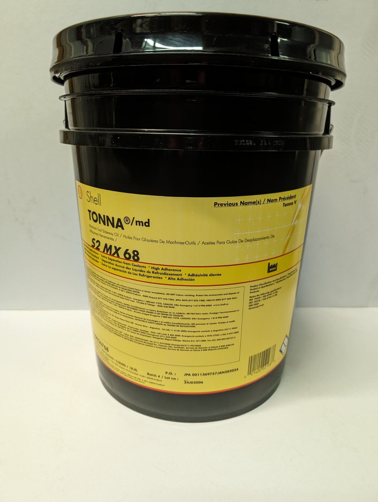 Shell Tonna S2 MX 68 Machine Tool Slideways Oil - 5 Gallon | eBay