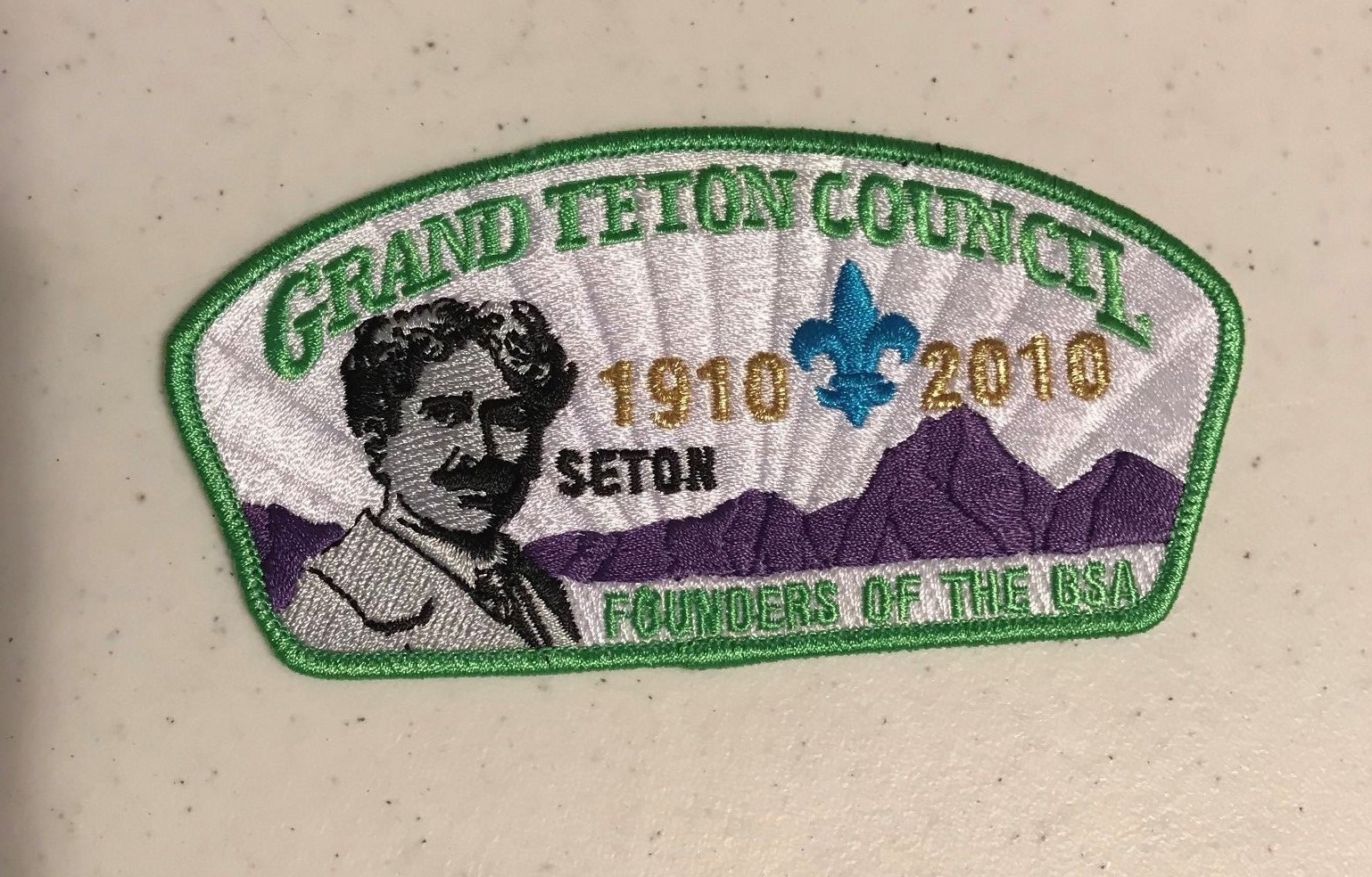CSP FROM GRAND TETON COUNCIL-Earnest T. Seton 2010 green border | eBay