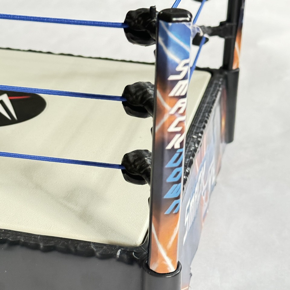 WWE WWF Wrestling Ring 2010 Elite Smackdown Live Main Event Spring ...