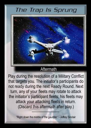 Babylon 5: The Trap Is Sprung [Ungraded] from set Wheel of Fire B5 Precedence | eBay