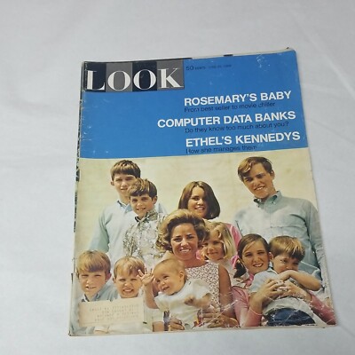 Look Magazine June 25, 1968 Computers Know too Much (?) Vintage Ads ...