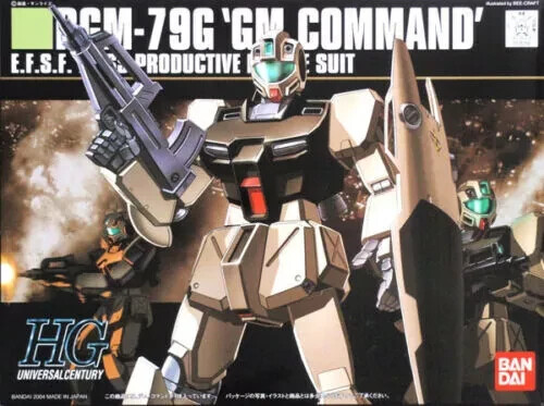 Bandai High Grade HG 1:144 Gundam RGM-79G Gm Command Plastic Model Kit ...