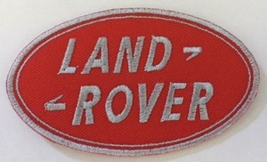 Land Rover Red Oval logo embroidered cloth patch. H021205 | eBay