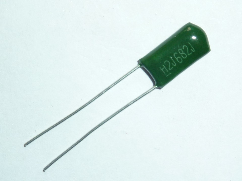 500PCS 630V 0.0068uF 6.8nF 6800pF 2J682J ±5% Mylar Film Capacitors ...