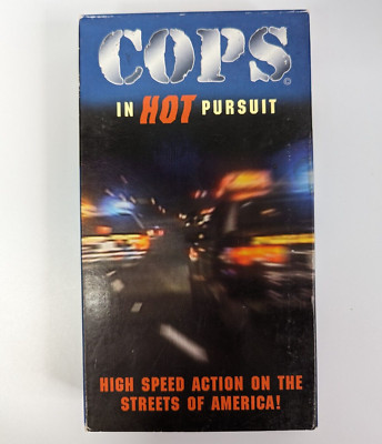 COPS In Hot Pursuit (VHS, 1996) Live Police Documentary Crime Movie ...