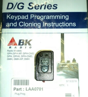 NEW OEM DEALER RELM BENDIX KING BK RADIO LAA0701 PROGRAMMING PLUG DPH ...