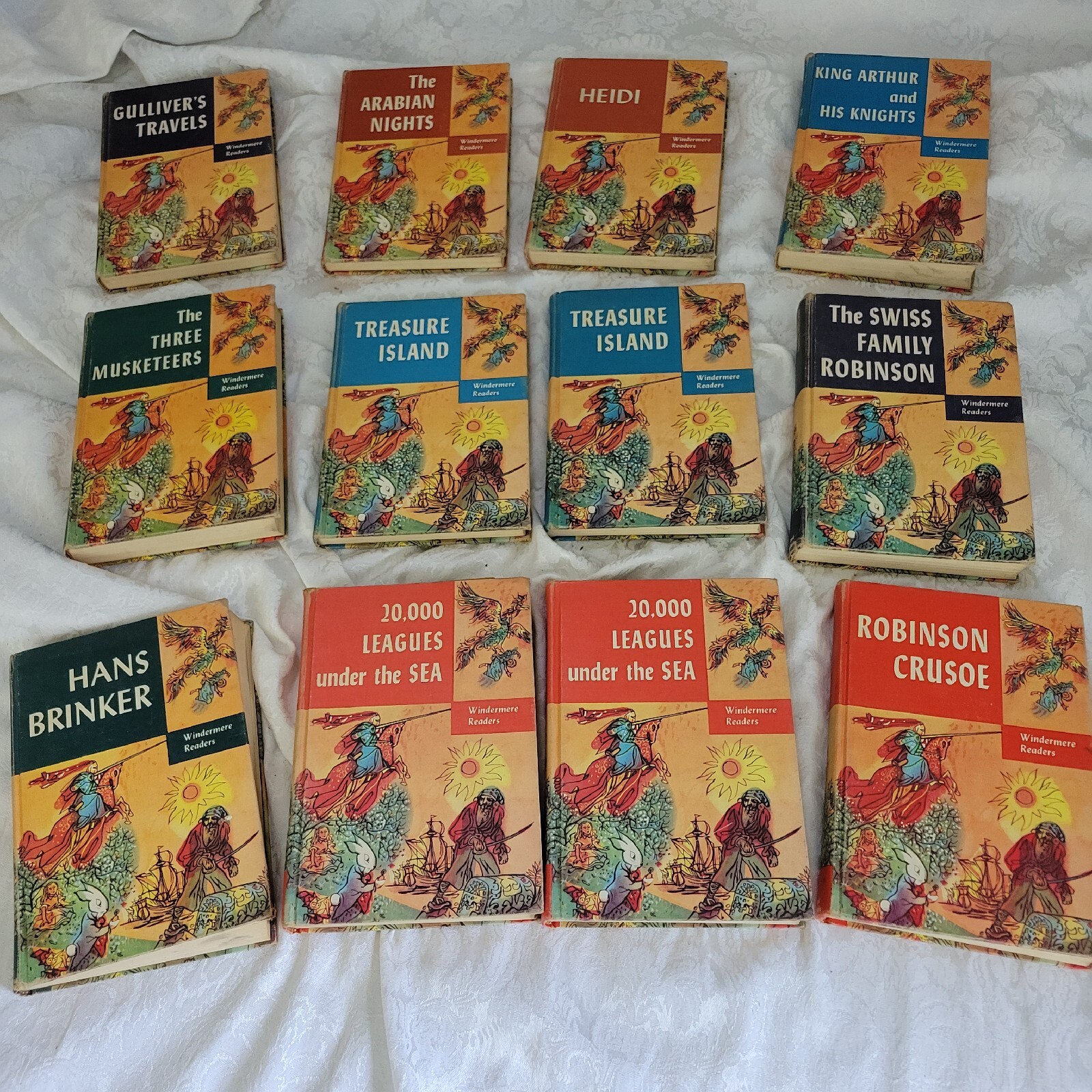 12 Windermere Readers School Edition Books Rand McNally 1954 Edition ...
