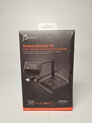 j5create Wireless Extender for USB Webcam, Microphones, or Speakers ...